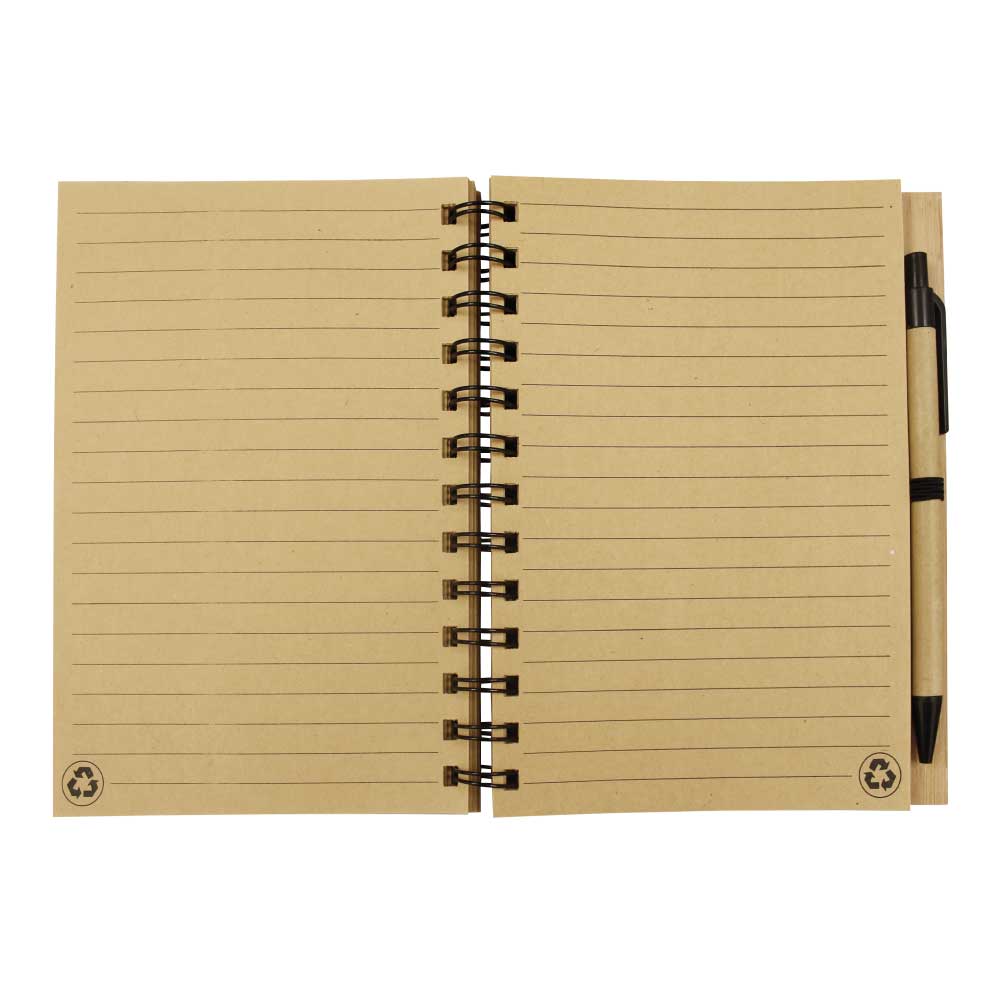 Bamboo Notebook with Pen | Promotional Gifts Suppliers